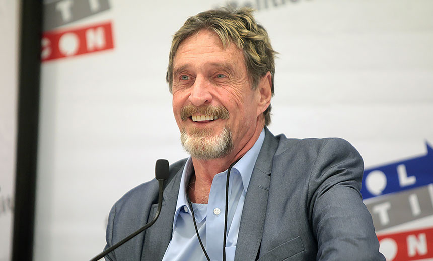 The Amazing Life Of John McAfee - sounding board